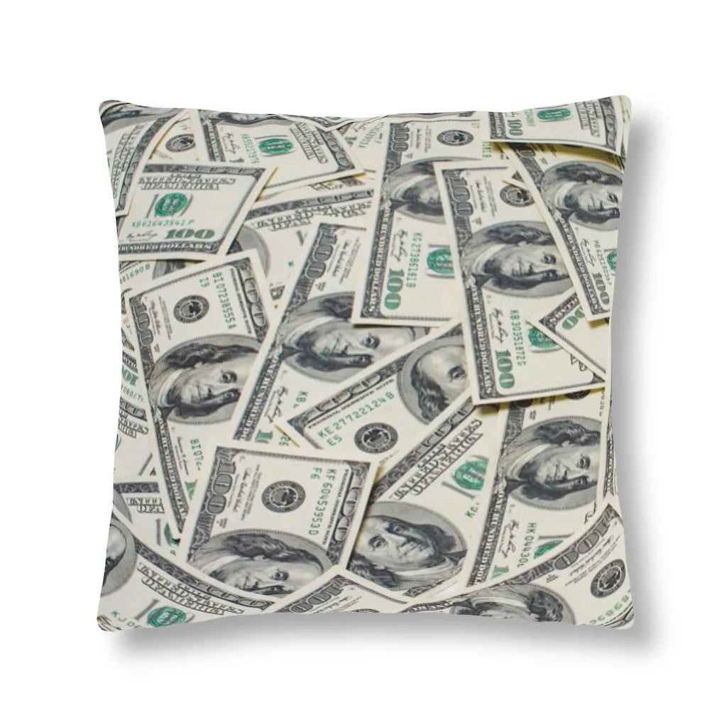 Boss Cash Money Dollars Future Millionaire Waterproof Pillows