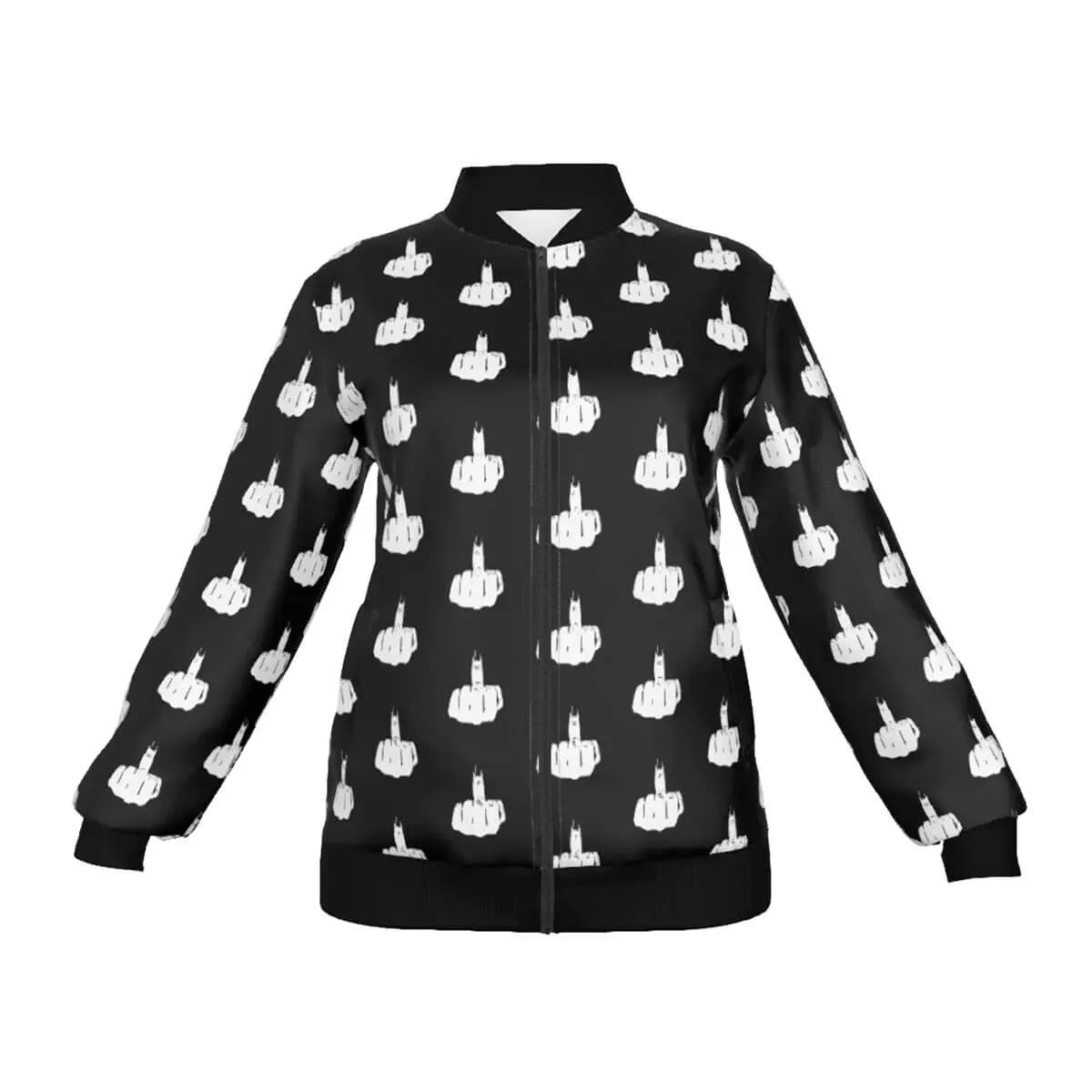 Kiss My Middle Finger Women’s Jacket