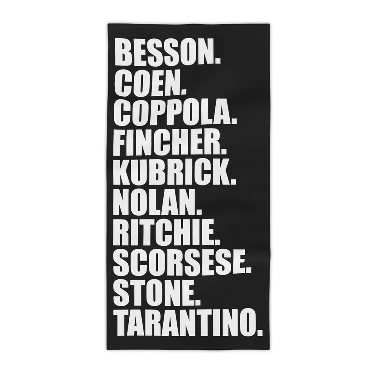 The Greatest Movie Directors of all Time Beach Towel