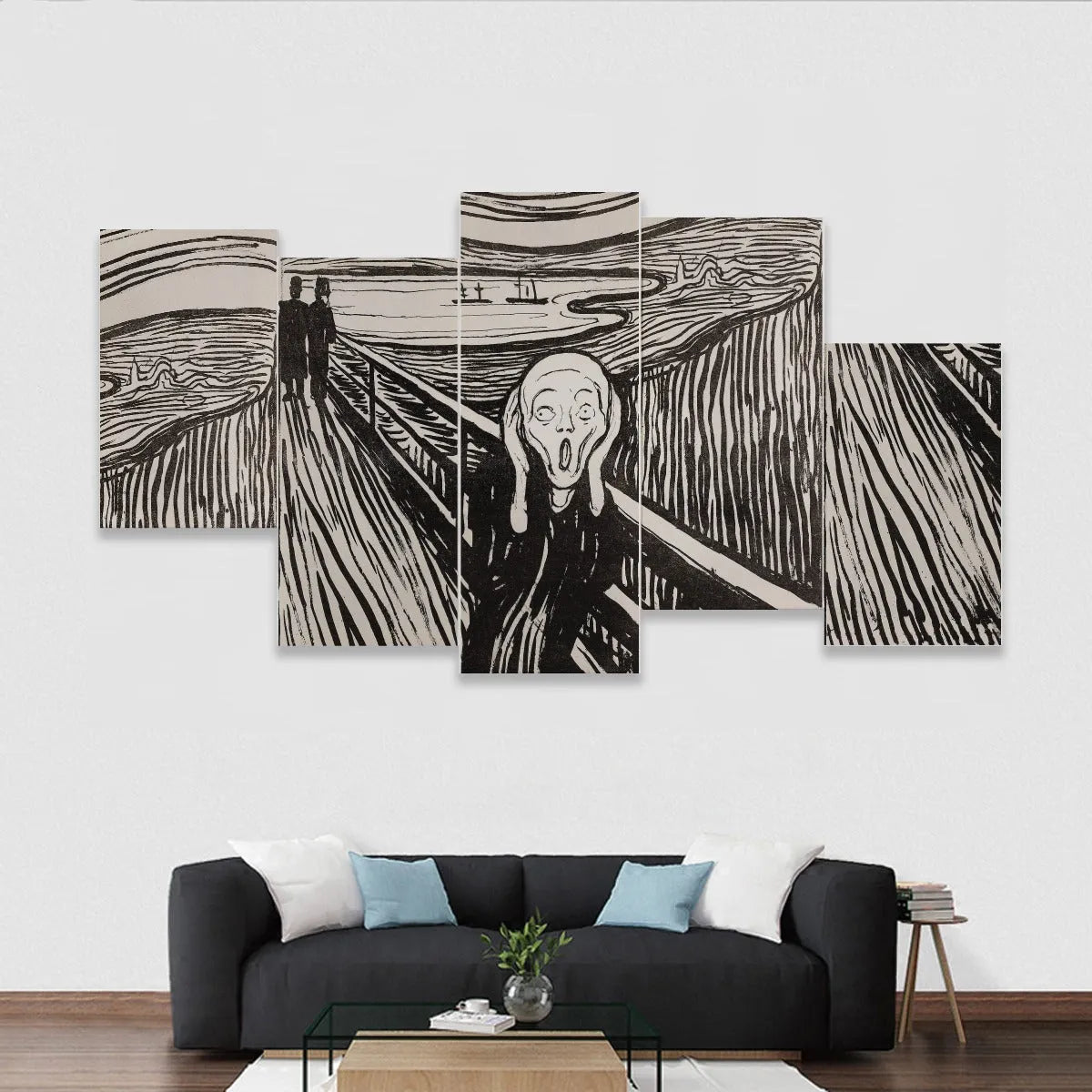 The Scream 1893 Edvard Munch Framed Murals